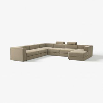 IKEA J&Auml;TTEBO Sofa, U-Form/7-sitzig
