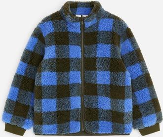 Arket Teddyjacke -Blau
