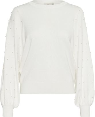 Kaffe Strickpullover KAkaren XL, Chalk XL