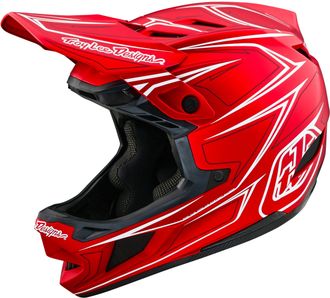 Troy Lee Designs Unisex - Erwachsene D4 Composite MTB-Helm, rot, L