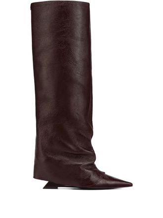 Naked Wolfe Stated Stiefel mit spitzer Kappe - Rot
