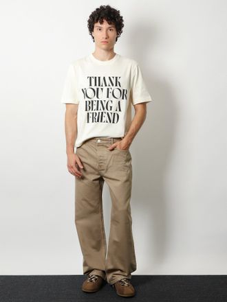 Ami Mens Trousers Brown Cotton