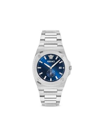 Versace montre Tolomeo 40 mm - Bleu