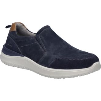 Josef Seibel Herren Halbschuh Wales 04 in dunkelblau-kombi