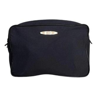 Ferragamo unisex, Pre-owned, Bleu, Taille: ONE Size Pochette en Polyester Pre-owned
