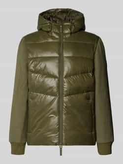 Calvin Klein Pufferjacke mit Strickeins&auml;tzen