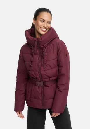 Marikoo Winterjacke Himee mit praktischem Tailleng&uuml;rtel und robuster Klickschnalle