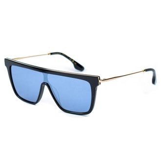 Victoria Beckham schwarze Acetat-Sonnenbrille