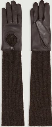SOEUR GANTS JIMMY MARRON FONC&Eacute;