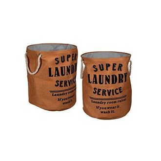 Out of the Blue Wäschekorb, Plastik, apricot, 45 x 64.5 x 3.5 cm