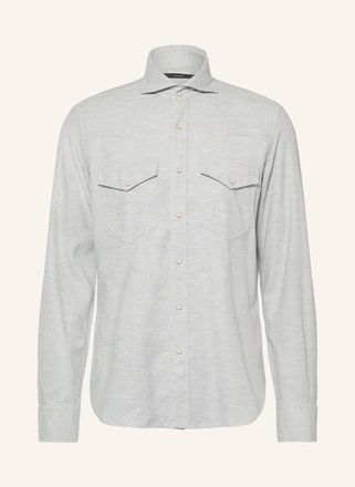 Windsor Windsor. Overshirt Lennio Aus Flanell grau