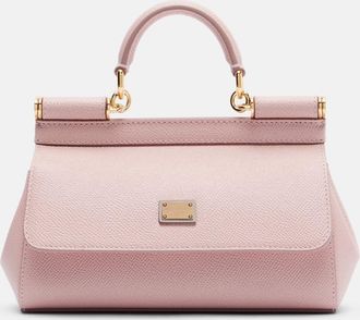 Dolce & Gabbana Henkeltasche Sicily Mini aus Leder