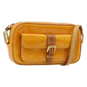 Louis Vuitton Pre-owned Vintage Schultertasche aus Lackleder - - Pre-owned - Damen - Gelb - ONE SIZE