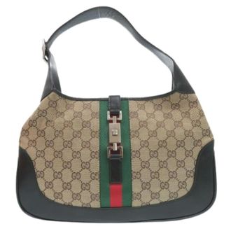 Gucci Sac bandouli&egrave;re en toile Pre-owned - Femme - Pre-owned - Beige - Taille: ONE Size