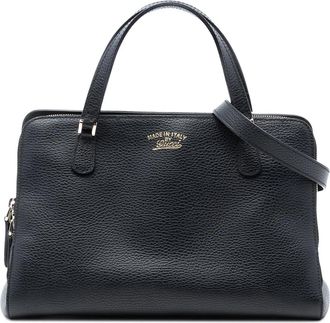 Gucci Hobo Bags - Calfskin Swing Top Handle Satchel - Gr. unisize - in Schwarz - f&uuml;r Damen