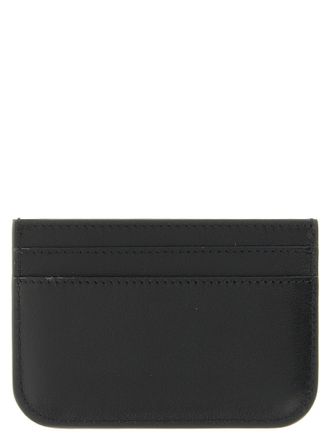 Fendi Leather FF Logo Card Case - Black