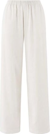 Fabiana Filippi Femme, Pantalons, Blanc, Taille: 38 FR Elasticated Waist Pantalons