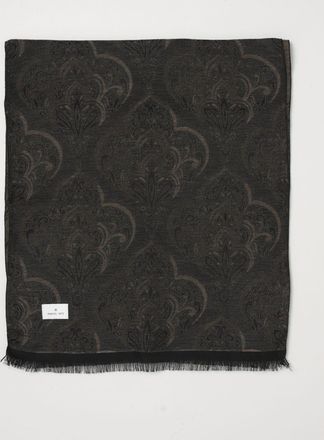 Manuel Ritz Schal aus Baumwollmischung mit Liberty-Print und Fransen