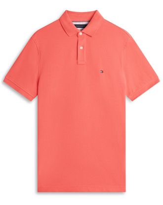 Tommy Hilfiger Piqu&eacute;-Poloshirt Regular Fit 1985 mit Stretch-Anteil und Flag-Stickerei in