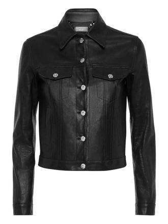 Philipp Plein veste &agrave; broderies - Noir