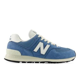 New Balance Unisexe 574 en Bleu/Beige, Su&egrave;de/Mesh, Taille 38.5
