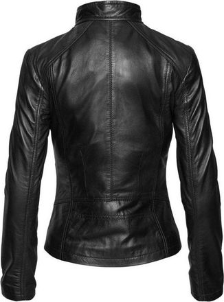Bugatti Lederjacke (1-St) aus hochwertigem Leder