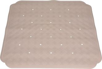 Betz Wanneneinlage Duschmatte Cairo rutschfeste Naturkautschuk Gr&ouml;&szlig;e 53x53 cm Farbe Savannah