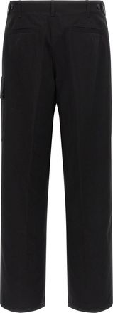 Fendi Cotton Gabardine Trousers - Black