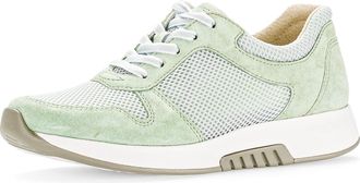 Gabor Damen Low-Top Sneaker, Frauen Halbschuhe,Wechselfußbett,Laufschuhe,schnürschuhe,schnürer,Plateausohle,Turnschuhe,Pistazie,38.5 EU / 5.5 UK