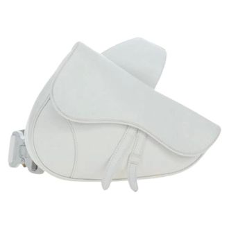 Dior Pre-owned Cuir sacs-dior - Femme - Pre-owned - Blanc - Taille: ONE Size