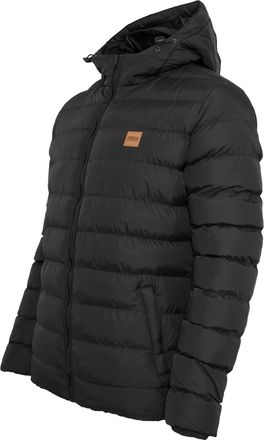 Urban Classics Herren Daunenjacke Jacke Basic Bubble Jacket TB863, Gr. Large, Schwarz (Black 293)