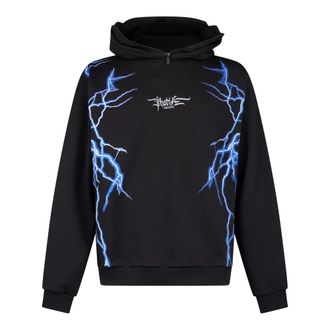 Phobia Archive Lightning Balaclava Hoodie - - Sweatshirts & Hoodies - Herren - Schwarzk - XL