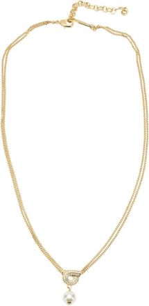 Ferragamo Femme, Accessoires, Jaune, Taille: ONE Size Gancini Pendant Necklace