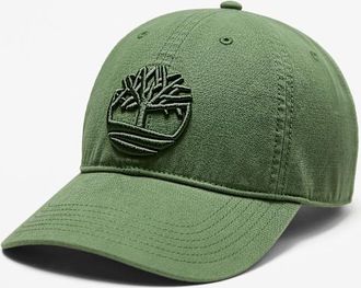 Timberland Soundview Baseballcap mit Stickerei in Dunkelgr&uuml;n, Herren, Gr&uuml;n