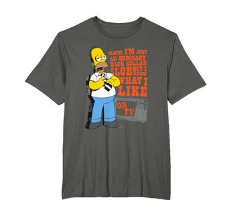 The Simpsons Homer Simpson Just an Ordinary Blue Collar Slob T-Shirt