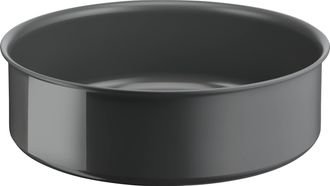 T-fal Ingenio Renew Schmorpfanne, 24 cm, Antihaftbeschichtung, recycelt, gesundes Kochen, Thermo-Signal, sicheres Kochen, alle Herdarten einschließlich Indu