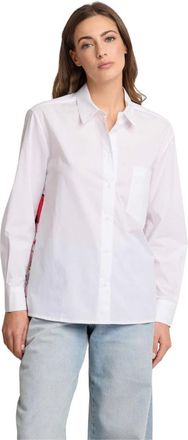 Kocca Femme, Blouses et Chemises, Blanc, Taille: 42 FR Camicia stampa pop-art