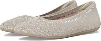 Skechers Modern Comfort Womens Damen Cleo 2.0-Mesmerizing Nights Ballerinas, Taupe, 39 EU