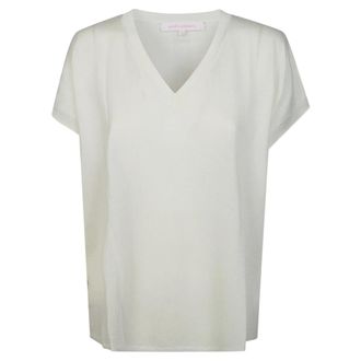 Absolut Cashmere Femme, Pulls, Blanc, Taille: 38 FR Miranda Scollo V Lyoncelle Cashmere