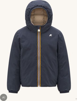 K-Way K-Way Winterjacke P. Jack St Thermo Double Zum Wenden blau