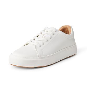 Amazon Essentials Damen Klassische Low-Top-Sneaker, Wei&szlig;, 37.5 EU