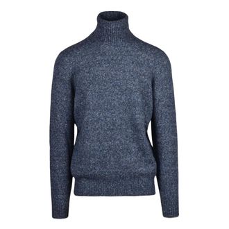 Brunello Cucinelli Rollkragenpullover - - Knitwear - Herren - Blau - 2XL