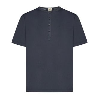 Ten c Klassisches Baumwoll-T-Shirt - - Tops - Herren - Grau - 2XL