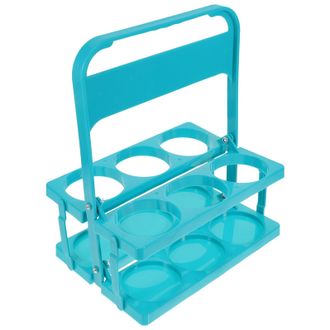 DOITOOL Faltbarer Bierflaschenhalter Aus Kunststoff Flaschenst&auml;nder Mit Griff Tragbarer Becherhalter F&uuml;r Bars Und Partys