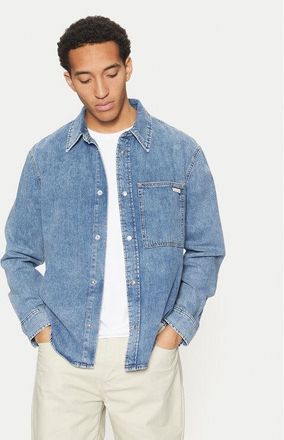 Calvin Klein Jeans Jeanshemd J30J326561 Blau Regular Fit