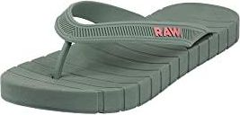 G-Star RAW Homme Dirik Ctr M Sandales Claquettes, Olive Orange, 45 EU