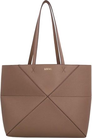 Loewe Femme, Sacs, Gris, Taille: ONE Size Puzzle Fold Tote Horizontal M