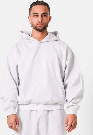 Sixth June Kapuzenpullover in Hellgrau mit Herzstickerei