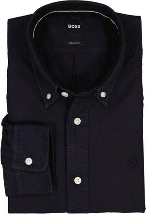 HUGO BOSS Herren Hemden blau Oxford