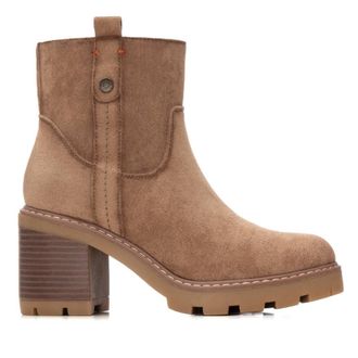 Refresh Freizeitstiefeletten Damen Beige - Bequeme und vielseitige Schuhe - Casual Mode - Modell 17303204 (Gr&ouml;&szlig;e 40)